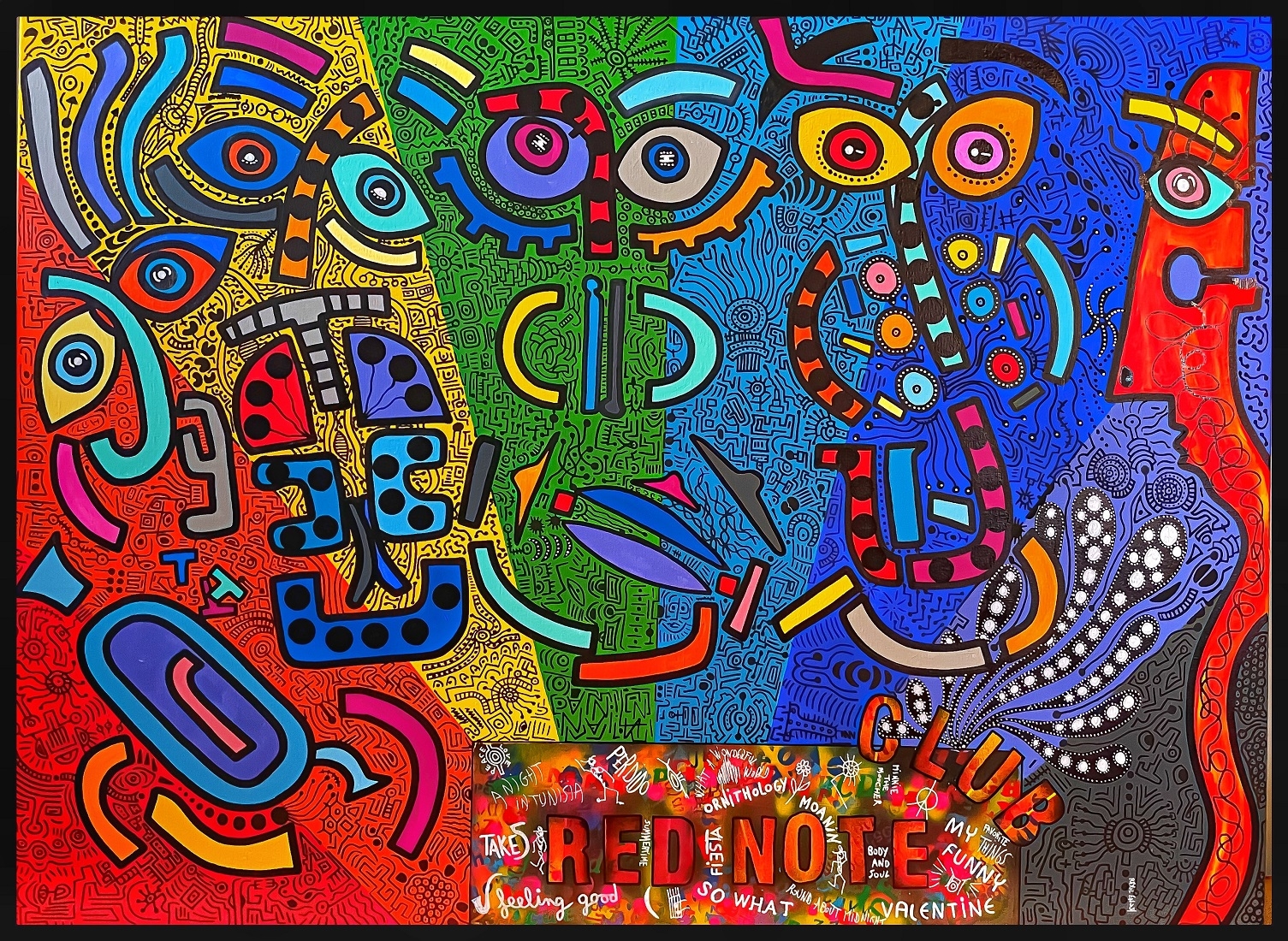 Red Note Club Par Reyol Enjoy We Need Art Galerie D'Art En Ligne