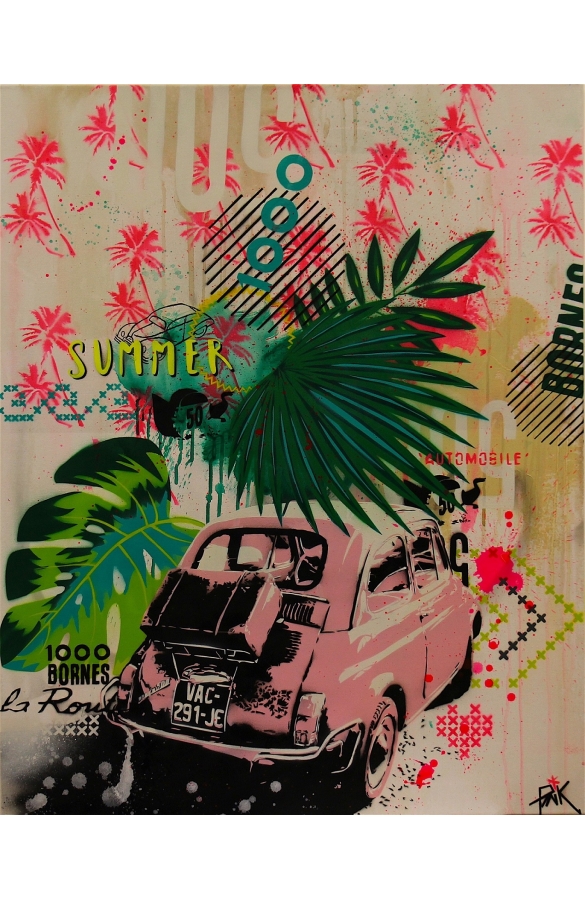 Summer Time Par Pink Art Roz We Need Art Galerie D'Art En Ligne