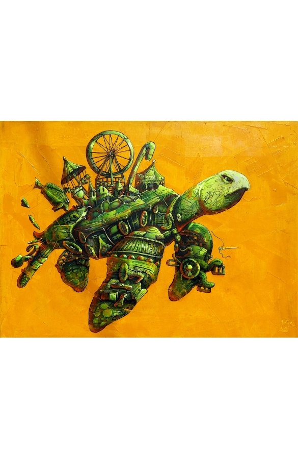 Tortue Par Grumo We Need Art Galerie Dart En Ligne