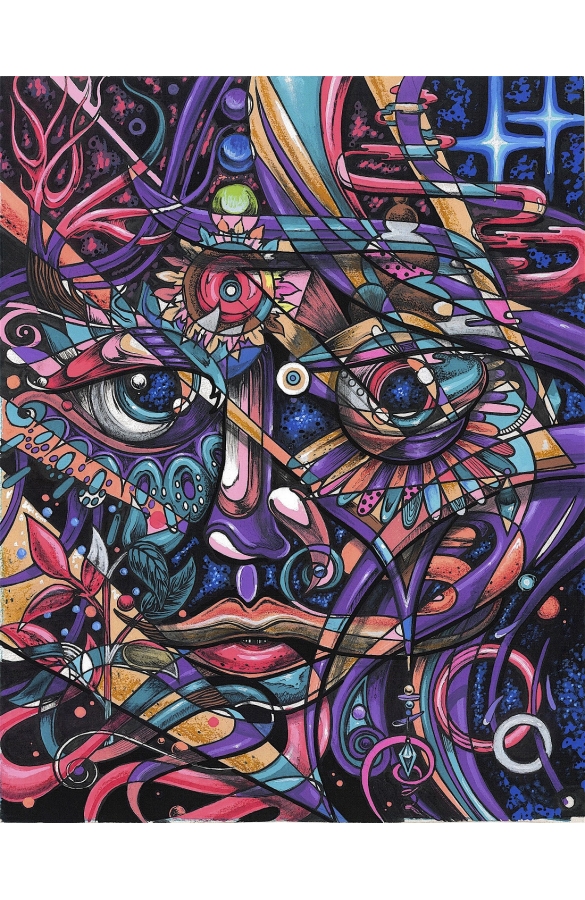 Complex Face Par Supo Caos We Need Art Galerie D'Art En Ligne